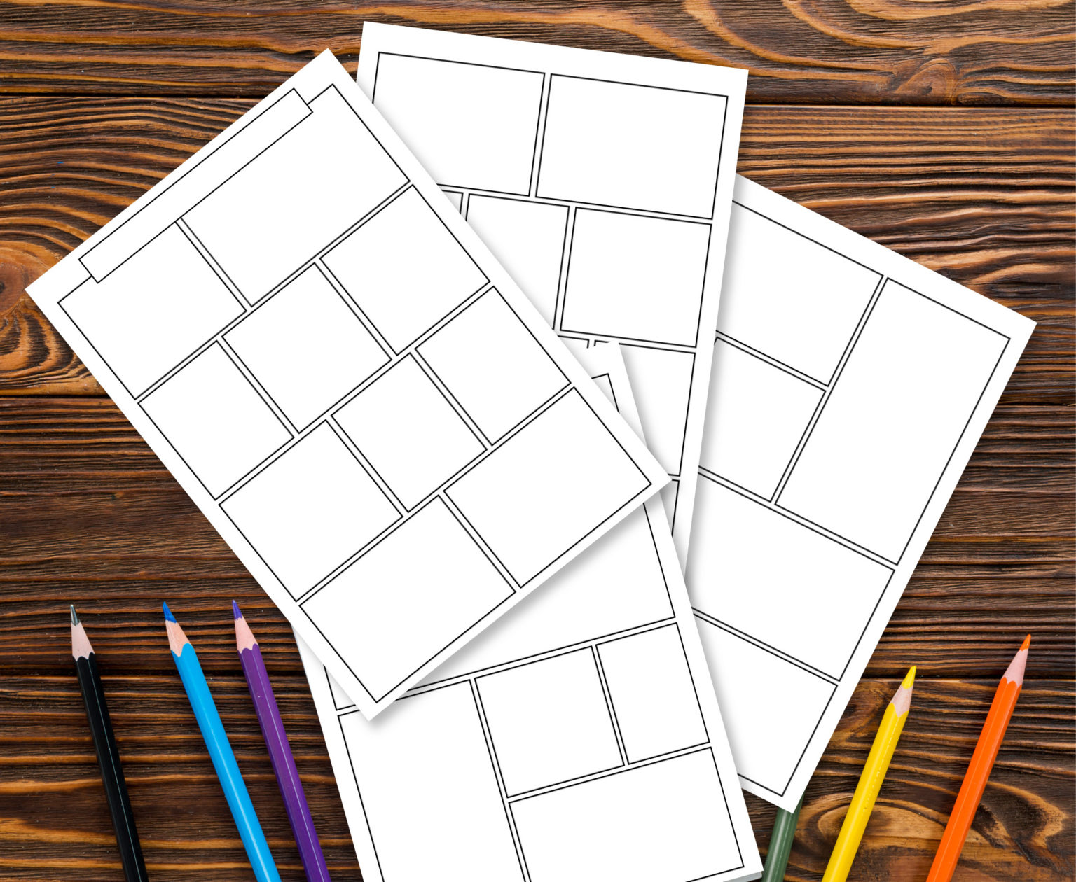 BD A REMPLIR (Feuilles à cases vides) - Occuper Les Enfants