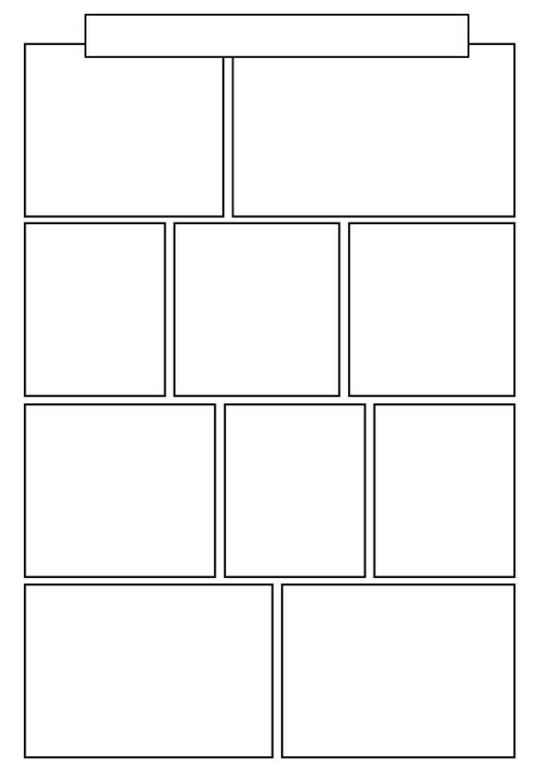 BD A REMPLIR (Feuilles à cases vides) - Occuper Les Enfants