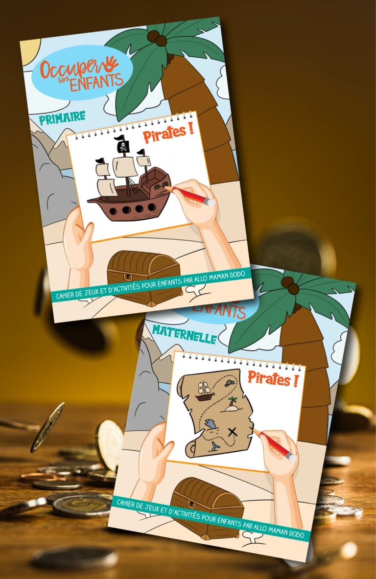 Cahier d'Activités thème PIRATE (Septembre) - Occuper Les Enfants